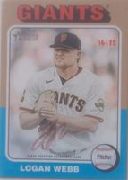 Logan Webb 2024 Topps Heritage #ROA-LW Real One Autographs - Red Ink ...