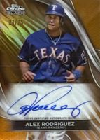 Alex Rodriguez 2024 Topps Chrome Black #CBA-AR Autographs - Orange ...