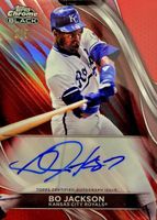 Bo Jackson 2024 Topps Chrome Black #CBA-BJ Autographs - Red Refractor ...