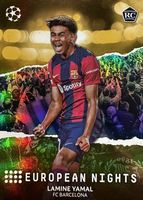 Lamine Yamal 2023 Topps UEFA Club Competitions #EN-10 European Nights ...