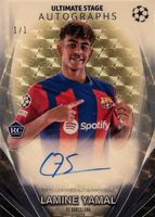 Lamine Yamal 2023 Topps UEFA Club Competitions #UCA-LY Ultimate Stage ...