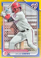 Dylan Crews 2024 Bowman #BP-23 Paper Prospects - Gold Border /50 (1st ...