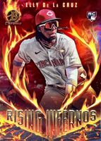 Elly De La Cruz 2024 Bowman #RI-1 Rising Infernos - Red Refractor /5 ...