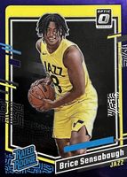 Brice Sensabaugh 2023 Optic #209 FOTL Purple Stars /17 Price Guide ...