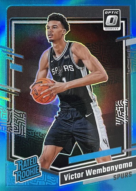 Victor Wembanyama 2023 Optic #225 Aqua /249 Price Guide - Sports Card Investor