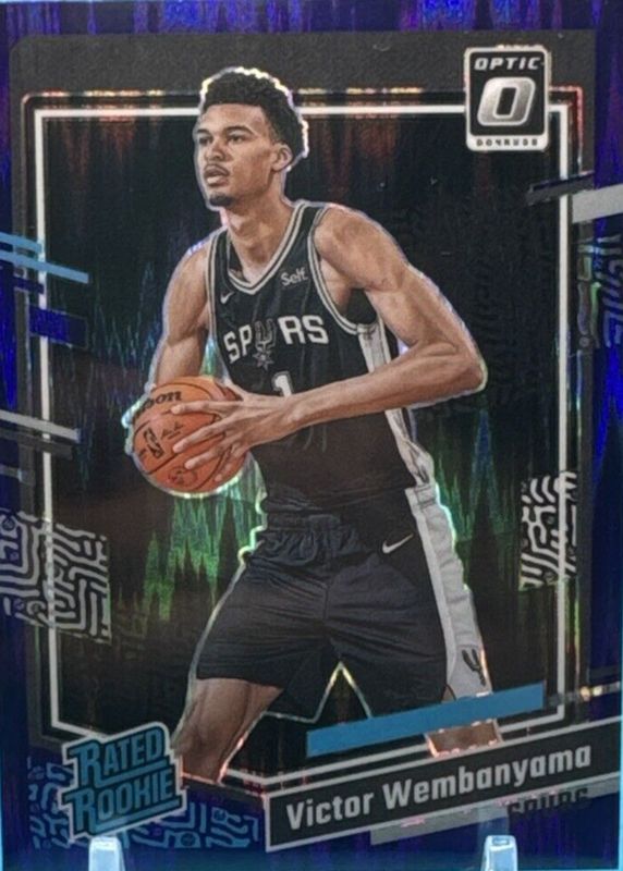 Victor Wembanyama 2023 Optic #225 Purple Shock Price Guide - Sports Card Investor