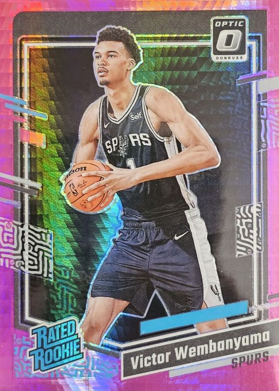 Victor Wembanyama 2023 Optic #225 Hyper Pink Price Guide - Sports Card Investor