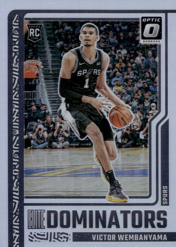 Victor Wembanyama 2023 Optic #18 Elite Dominators - Holo Price Guide - Sports Card Investor