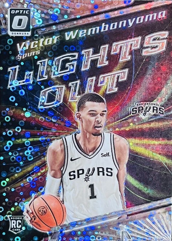 Victor Wembanyama 2023 Optic #4 Lights Out - Fast Break Price Guide - Sports Card Investor