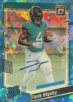 Tank Bigsby 2023 Optic #252 Rated Rookie Autographs - Ice /15 Price ...