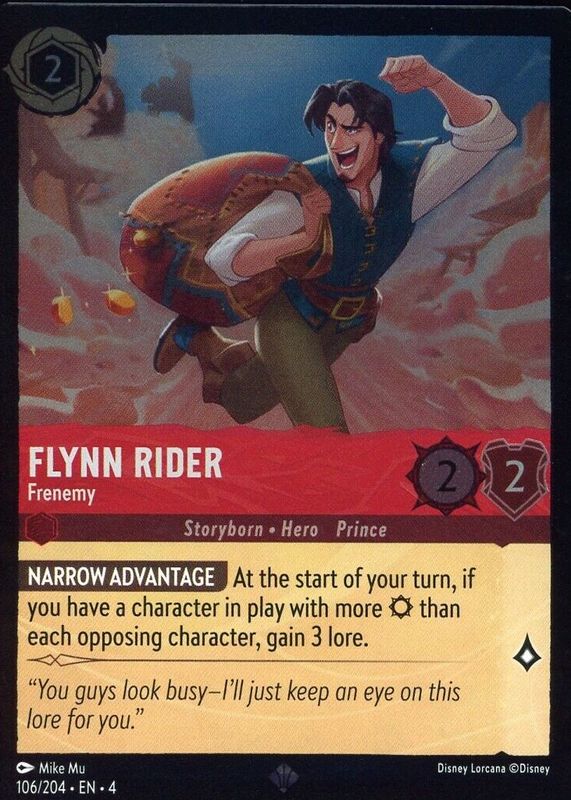 Flynn - Frenemy 2024 Ursula's Return #106/204 Cold Foil Price Guide ...