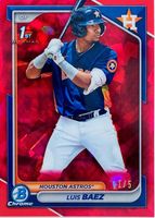 Luis Baez 2024 Bowman Sapphire Edition #BCP-66 Red /5 (1st) Price Guide - Sports Card Investor