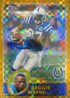 Reggie Wayne 2003 Topps Chrome #90 Gold X-Fractor /101 Price Guide ...