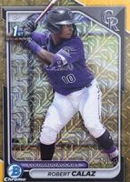 Robert Calaz 2024 Bowman Mega Box #BCP-131 Chrome Prospects - Gold ...