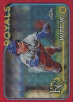 Bobby Witt Jr. 2024 Topps Chrome #120 Red Wave Refractor /5 Price Guide ...