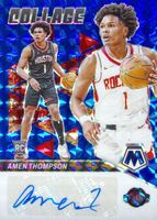 Amen Thompson 2023 Mosaic #CM-AMN Collage Autographs - Blue (/49) Price ...