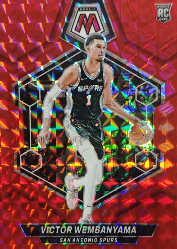 Victor Wembanyama 2023 Mosaic #238 Red Price Guide - Sports Card Investor