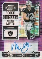 Michael Mayer 2023 Contenders Optic #125 Rookie Ticket Auto - Purple Pulsar /21 Price Guide ...