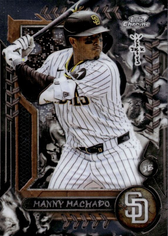 Manny Machado 2024 Topps Chrome Cosmic x Cactus Jack #41 Base Price ...