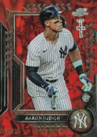 Aaron Judge 2024 Topps Chrome Cosmic x Cactus Jack #35 Orange Refractor ...