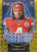 Rashee Rice 2023 Select #NI-RRI Neon Icons - Gold /10 Price Guide ...