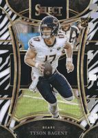 Tyson Bagent 2023 Select #416 Suite Level Zebra /(SSP) Price Guide ...