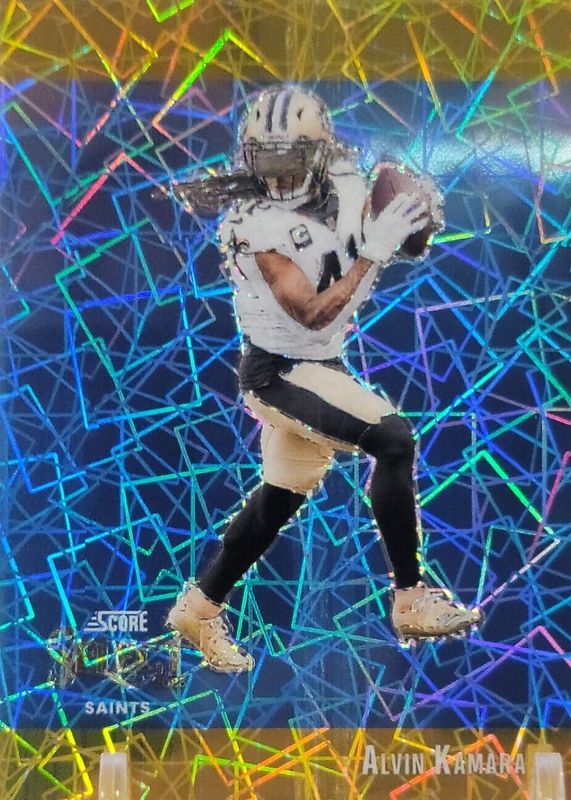 Alvin Kamara 2023 Select #STW-AKA Score Select Throwback - Gold /10 ...