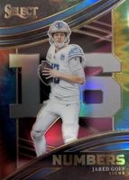 Jared Goff 2023 Select #NMB-JGO Select Numbers - Tie-Dye /25 Price ...