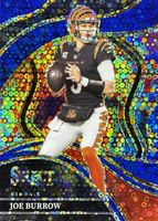 Joe Burrow 2023 Select #256 Club Level Blue Disco /25 Price Guide ...