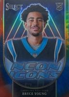 Bryce Young 2023 Select #NI-BYO Neon Icons - Tie-Dye /25 Price Guide ...