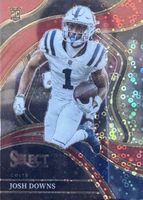 Josh Downs 2023 Select #251 Club Level Red Disco /49 Price Guide ...