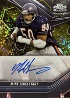 Mike Singletary 2023 Topps Composite #TCBA-MS Chrome Black Autographs ...