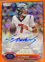 CJ Stroud 2023 Topps Composite #TCA-CS Chrome Autographs - Orange Wave ...
