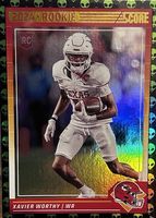 Xavier Worthy 2024 Score #324 Extraterrestrial /(SSP) Price Guide ...