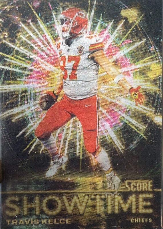 Travis Kelce 2024 Score #17 Showtime /(SSP) Price Guide - Sports Card Investor