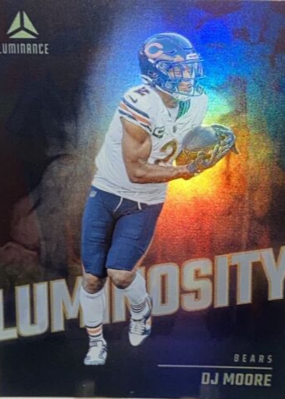 DJ Moore 2024 Luminance #LUM-DME Luminosity Price Guide - Sports Card ...