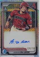 Adrian De Leon Baseball Cards Price Guide - Sports Card Investor