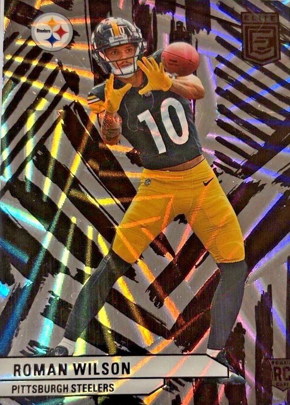 Roman Wilson 2024 Elite #156 Razzle Dazzle /(SSP) Price Guide - Sports ...