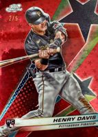 Henry Davis 2024 Topps Chrome Cosmic #SF-18 Starfractor - Red Flare ...