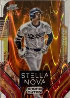 Shohei Ohtani 2024 Topps Chrome Cosmic #SN-10 Stella Nova - Orange ...
