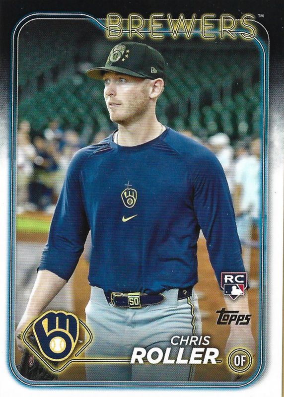 Chris Roller 2024 Topps Update #US242 Golden Mirror Image Variation ...