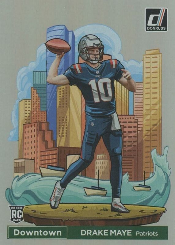 Drake Maye 2024 Donruss #13 Downtown /(SSP) Price Guide - Sports Card ...