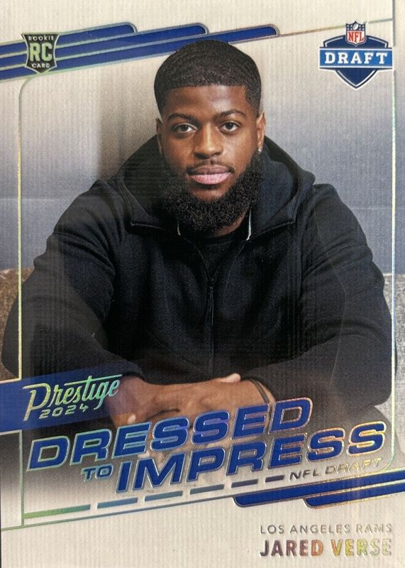 Jared Verse 2024 Prestige #DTI-JVE Dressed to Impress /(SSP) Price ...