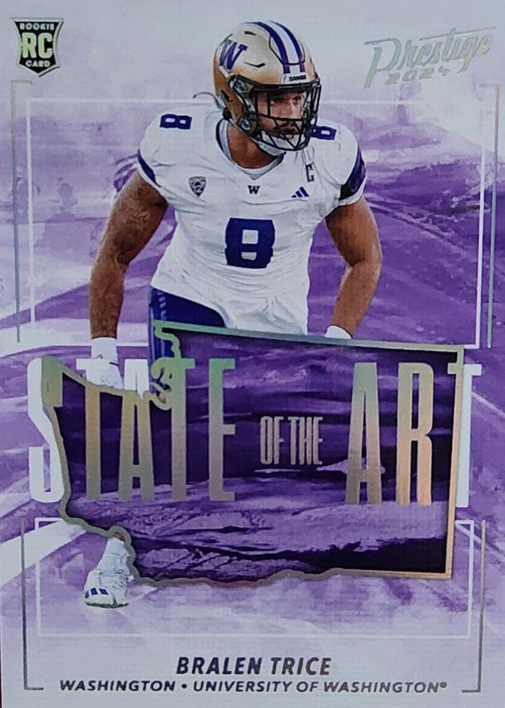 Bralen Trice 2024 Prestige #SA-BTE State of the Art /(SSP) Price Guide ...