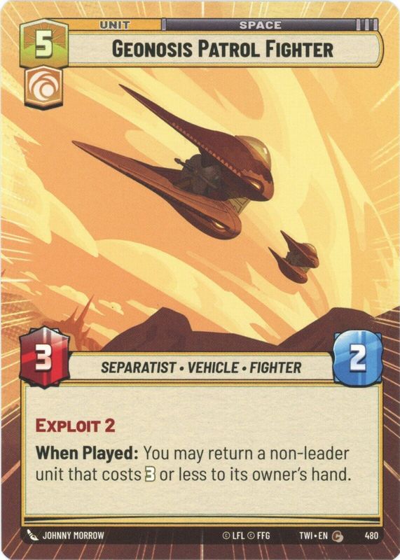 Geonosis Patrol Fighter 2024 Unlimited Twilight Of The Republic 480