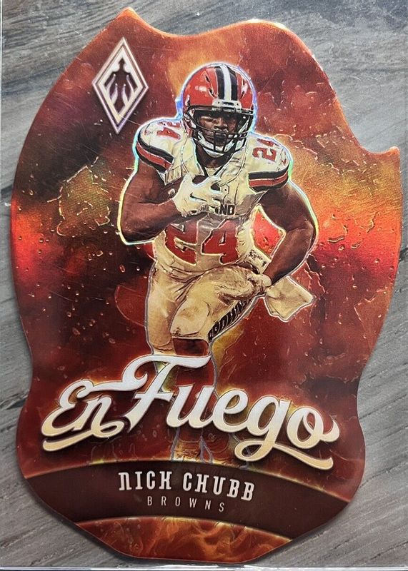Nick Chubb 2020 Phoenix #13 En Fuego /(SSP) Price Guide - Sports Card ...