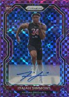 Isaiah Simmons Football Cards Price Guide - Sports Card Investor