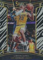 LeBron James 2018 Select #11 Concourse Zebra /(SSP) Price Guide ...