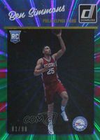 Ben Simmons 2016 Donruss #151 Green Holo Laser /99 Price Guide - Sports ...