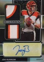 Joe Burrow 2020 Obsidian #201 Rookie Jersey Autographs - Electric Etch ...